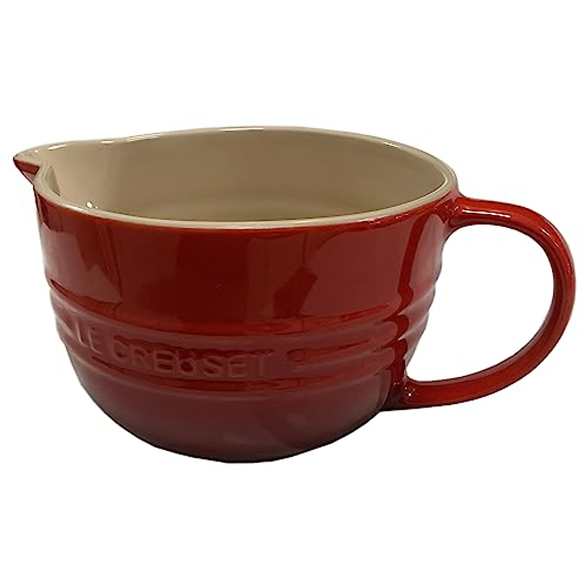 Le Creuset Stoneware Batter Bowl, 2 qt., Cerise