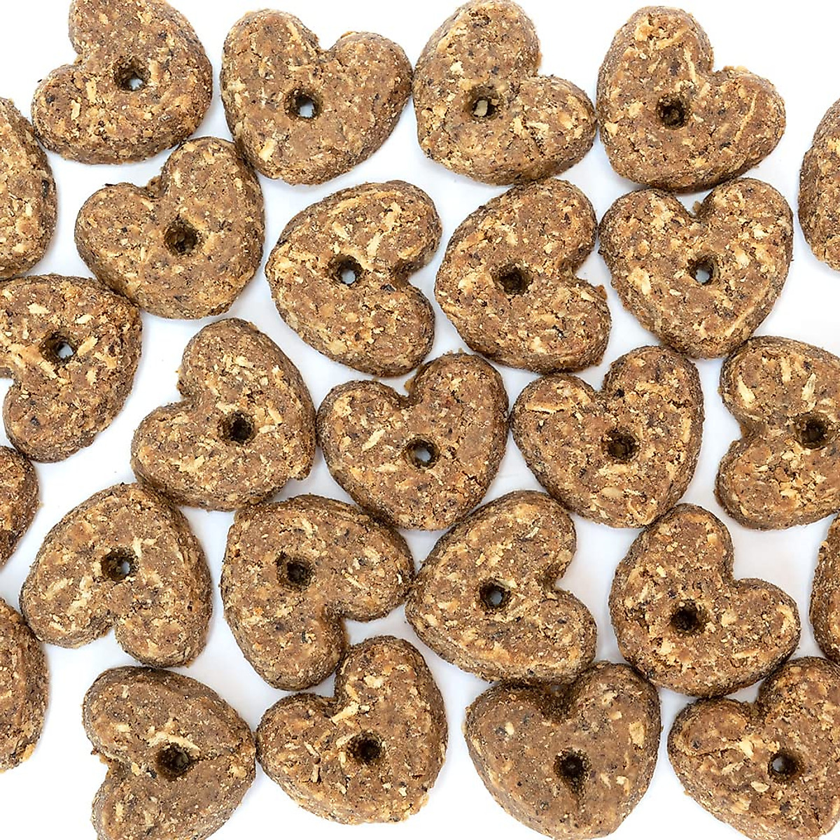 CocoTherapy 3 Pack of Banana Brulee Pure Hearts Coconut Cookies, 5 Ounces Each, Organic Dog Treats Made in The USA