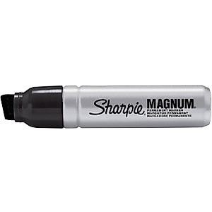 Sharpie 44001BX Magnum Permanent Marker, Black, 12/Box