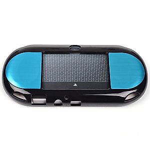 COSMOS Light Blue Aluminum Metallic Protection Hard Case Cover Compatible with PS VITA 2000 (NOT for vita 1000 Series)