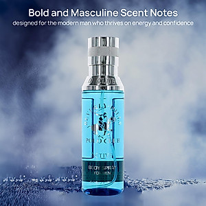 Beverly Hills Polo Club Body Spray for Men - BHPC Active - Notes of Citrus with Fresh, Clean & Sporty Scent - Long Lasting Body Mist Cologne - Ideal Gift for Him, 6oz