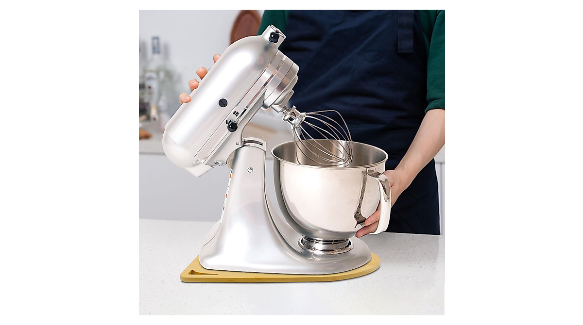 Bamboo Slider for KitchenAid Mixer - 5-8 Qt Caddy