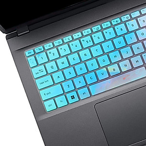 Keyboard Cover for 2024 2023 Acer Aspire Vero 15 15.6", Aspire 3 A315-24P A315-24PT A315-59 A315-510P, Aspire 5 A515-58M/58GM A515-57 A515-57G A515-57T A515-47 A515-48M 15.6" (Not Fit A515-46~A515-56)