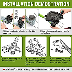 WORKPRO Garden Tool Bag and WORKPRO 20V Cordless String Trimmer/Edger