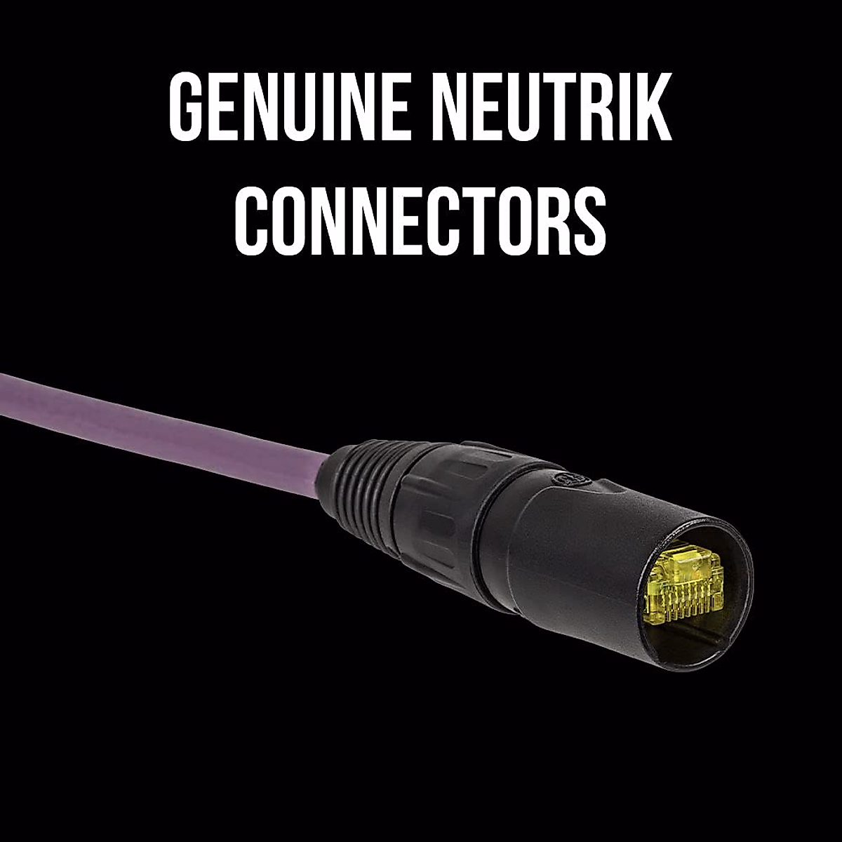 SoundTools SuperCAT professional Grade Shielded CAT5e etherCON Cable, Flexible Polyurethane Jacket, Neutrik Connectors (330 feet on drum, Purple)