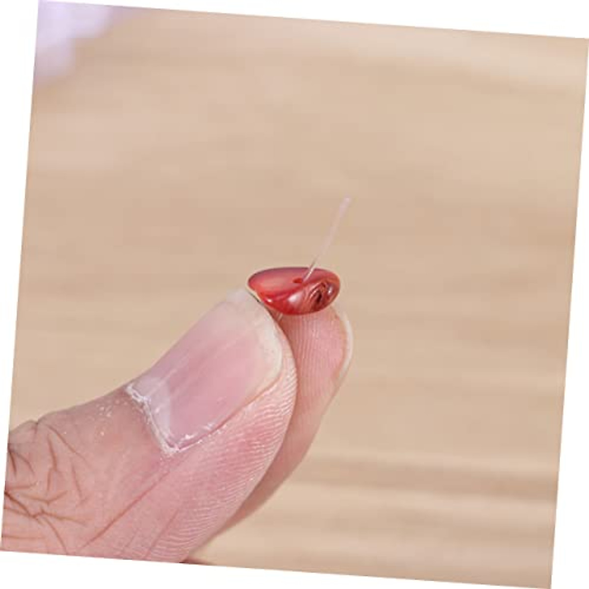 COHEALI Ornament Kits Set Decorative Beads Gem Beads Beads Crystal Beads Heart Charm Jewelry Making Findings Natural Beads Kit Hallow Bead DIY Beads Suite Gemstone Beads Beadwork Tibet