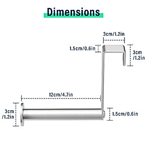 Over The Tank Toilet Paper Holder, Over The Door Toilet Paper Holder, Camper Toilet Paper Holder, Small Space, Over Cabinet Toilet Paper Holder