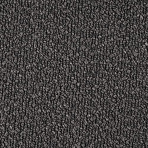 Casa Andrea Milano Modern Large Boucle L-Shape Sectional Sofa, with Extra Wide Chaise Lounge Couch, Dark Grey