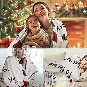 Elegant Gifts for Mom,Mom Gifts, Dear Mom Blanket,Best Birthday Gifts for Mom,Mothers Birthday Gifts from Son, Mom Gifts from Daughters, I Love You Mom Blanket,Mother Gifts(50×60 inchs)