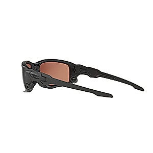 Oakley SI Men's OO9329 Ballistic Shocktube Rectangular Sunglasses, Matte Black/TR22, 61 mm