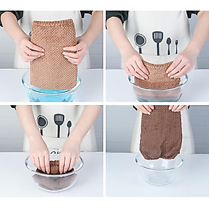 Healeved 4 PCS Broom Covers Broom Sweeping Cloth Broom Replacement Cloth Floor Cleaning Cloths Dusting Broom Covers Washable Duster Broom Dust Mop Cleaning Tool