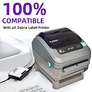 AveneMark 4 Stacks 2000 Labels 4" x 6" Fanfold Direct Thermal Labels, Postage Shipping Labels Paper with Perforated, Strong Adhesive Label for Zebra, Rollo, MUNBYN Thermal Printer,500 Labels per Stack