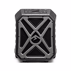ECOXGEAR EcoTundra EXTNDR210 Rugged Waterproof Floating Portable Bluetooth Wireless 120-Watt Smart Speaker with Dual Cup Holders, Black