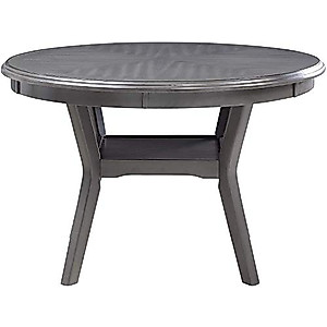New Classic Furniture Amy 5-Piece Dining Table Set, Gray