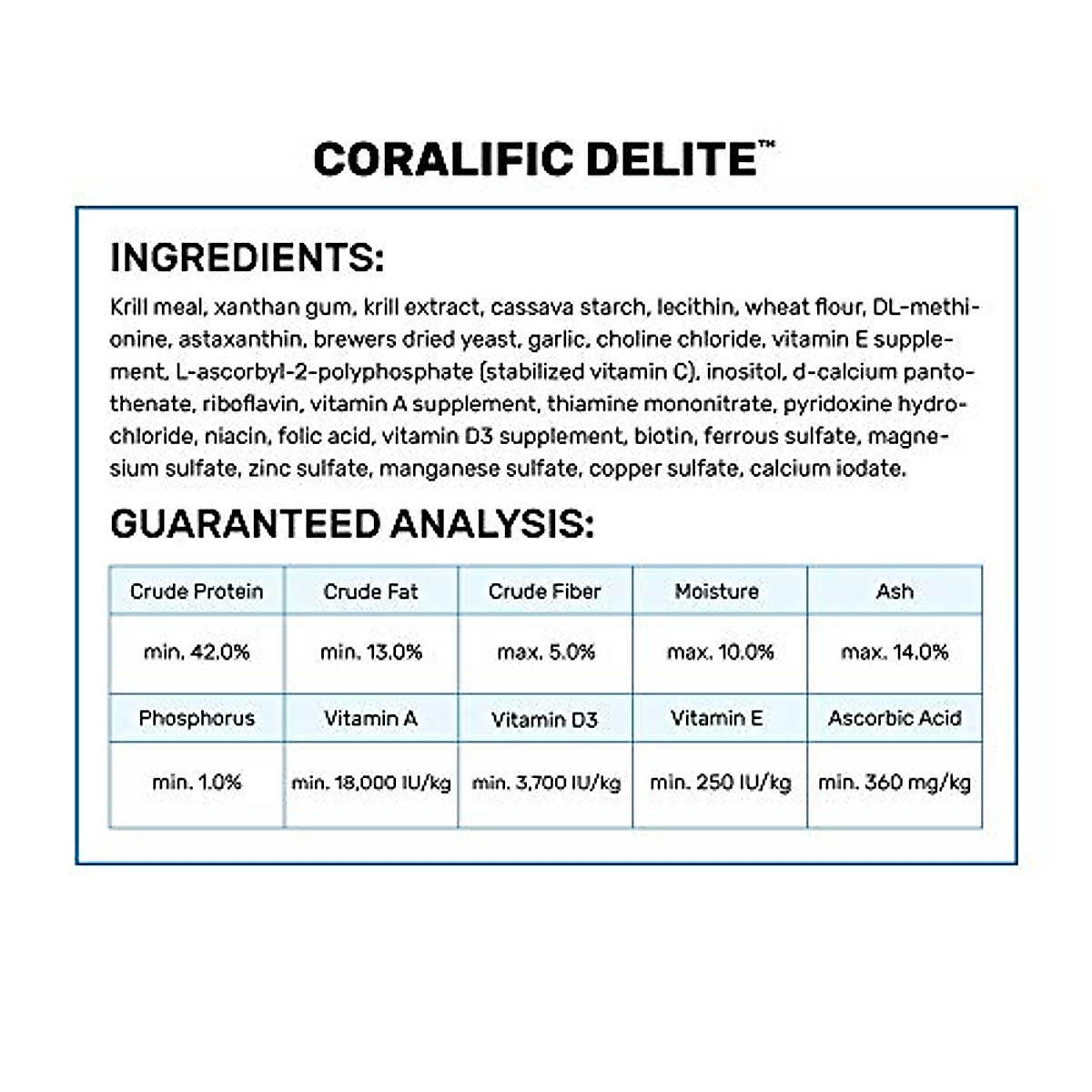 Hikari Coralific Delite Coral Food, 1.23 oz (35g)