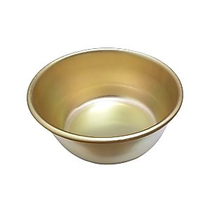 Makgeolli bowls, Aluminum Korean Traditional Bowls for Makgeolli(Korean Raw Rice Wine) Hiking Soup dish, Made in Korea (No Hand)