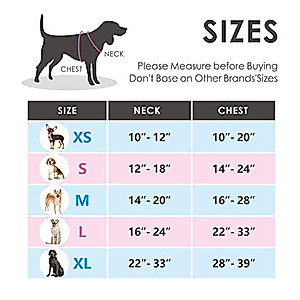PHOEPET No Pull Dog Harness Medium Reflective Front Clip Vest with Handle,Adjustable 2 Metal Rings 3 Buckles,[Easy to Put on & Take Off](M, Orange)