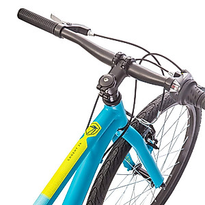 Raleigh Bikes Cadent 24 Kids Flat Bar Road Bike for Boys Youth 8-12 Years Old, Blue