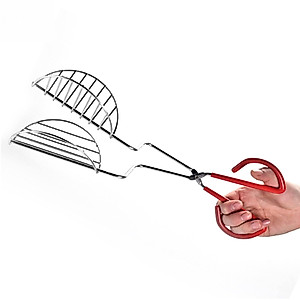 Taco Shell Maker, 34cm Taco Maker Tongs Stainless Steel Taco Press Taco Shell Mold for Taco Shell Frying Taco Shell Maker for Making Homemade Taco Shells