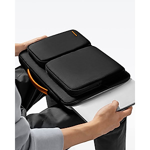 tomtoc 360 Protective Laptop Case for 13-inch New MacBook Air M3/A3113 M2/A2681 M1/A2337 2024-2018, 13 in MacBook Pro M2/A2686 M1/A2338, 13-in Surface Pro 11th AI PC, Water-Resistant Carrying Bag