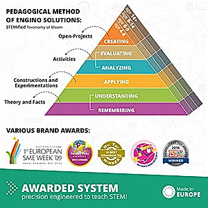 Engino- STEM Toys, Physics Laws: Inertia, Friction, Circular Motion, Construction Toys for Kids 9+, Educational Toys, Gifts for Boys & Girls (6 Model Options)