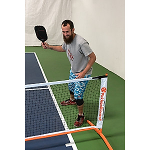 PickleballCentral Rally Pickleball Net, Portable Net System, Indoor/Outdoor, Pickleball Training Aids, Regulation Size, Alloy Steel Frame, Net and Carry Bag