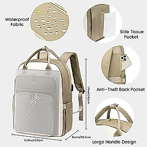 LOVEVOOK 15.6 Inch Laptop Backpack for Women,Fashion Work Travel Backpack,Waterproof Day Pack Purse for Teacher Nurse