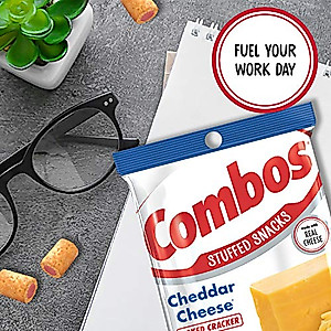 COMBOS Cheddar Cheese Cracker Baked Snacks 6.3-Ounce Bag