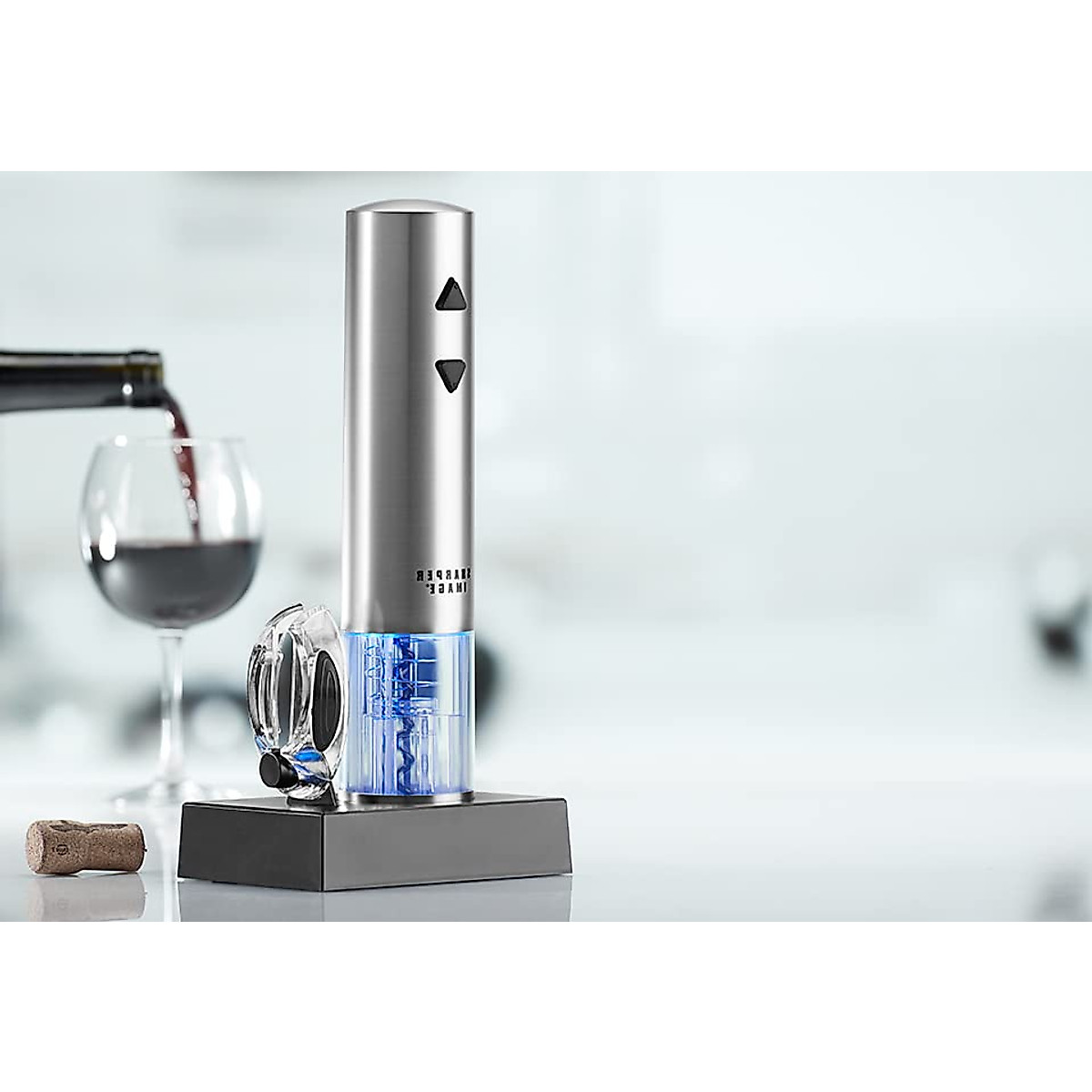 Sharper Image Rechargeable Wine Opener with Foil Cutter