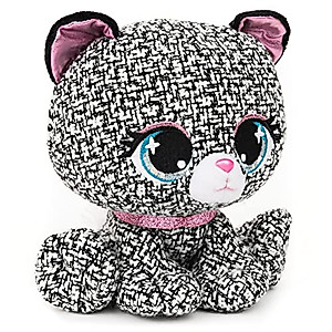 GUND P.Lushes Designer Fashion Pets Khloe O’Bearci Teddy Bear Premium Stuffed Animal, Black and White, 6”