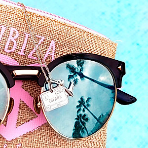 Jet Set Candy Sterling Silver Mini Airplane Travel Charm