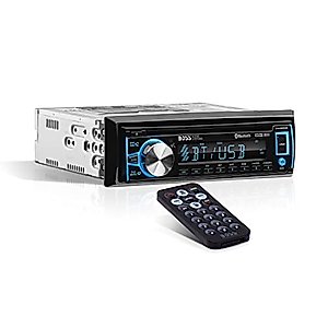 BOSS Audio Systems 750BRGB Car Stereo System - Single Din, Bluetooth Audio and Calling Head Unit, CD Player, USB, AUX Input, AM/FM Radio Receiver, Multi Color Illumination, Hook Up to Amplifier