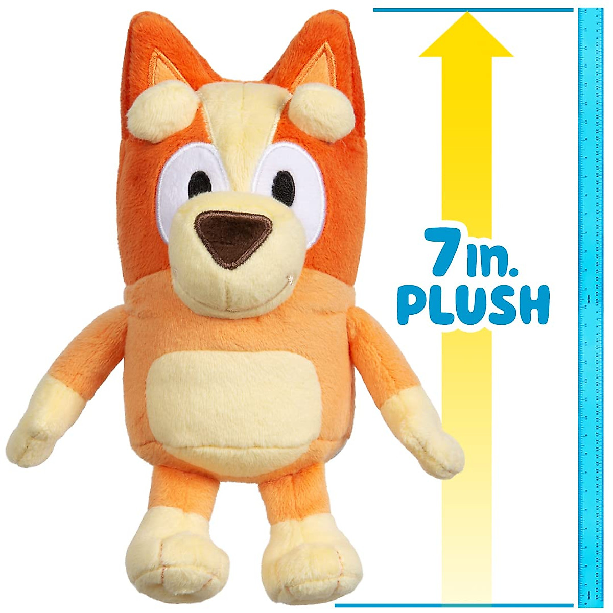 Bluey 8" Plush Single Pack Bingo, Multicolor, Model:13008