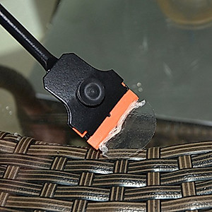 FOSHIO 12" Long Reach Extension Scraper Long Razor-blade Scraper Extra Long Sticker Scraper with 10PCS Double Edged Plastic Razor Scraper Blades and 10PCS Carbon Steel Razor Scraper Blades