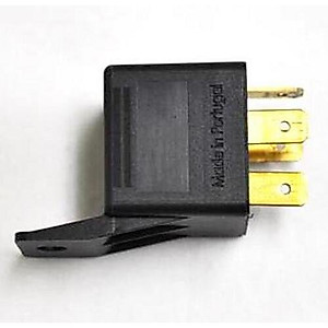 Miller 090104 Relay, Encl 12Vdc Spst 30A/15Vdc 5Pin Flange Mtg