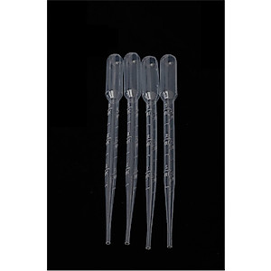 50Pcs 3Ml Transfer Pipette Graduated Dropper Convenient