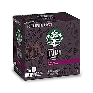 Keurig K-Cup Pod Starbucks Italian Roast Coffee - 16-pk.