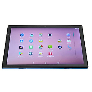 10 Inch Tablet, Blue 8-core CPU HD Tablet for on The Go (US Plug)
