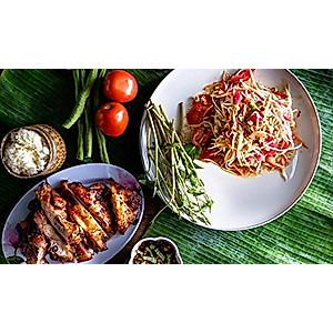 Handwoven Handmade Sticky Rice Serving Basket from Natural Bamboo Size 8x8x8 inches