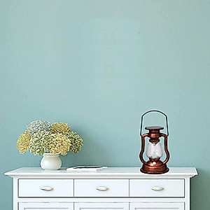 Solar Power Lantern Antique Light Lamp for Garden Patio Umbrella Lamp Tree Pool Pavilion Lawn Porch Decor Camping Lantern Hurricane Lantern (Bronze) Pack 1