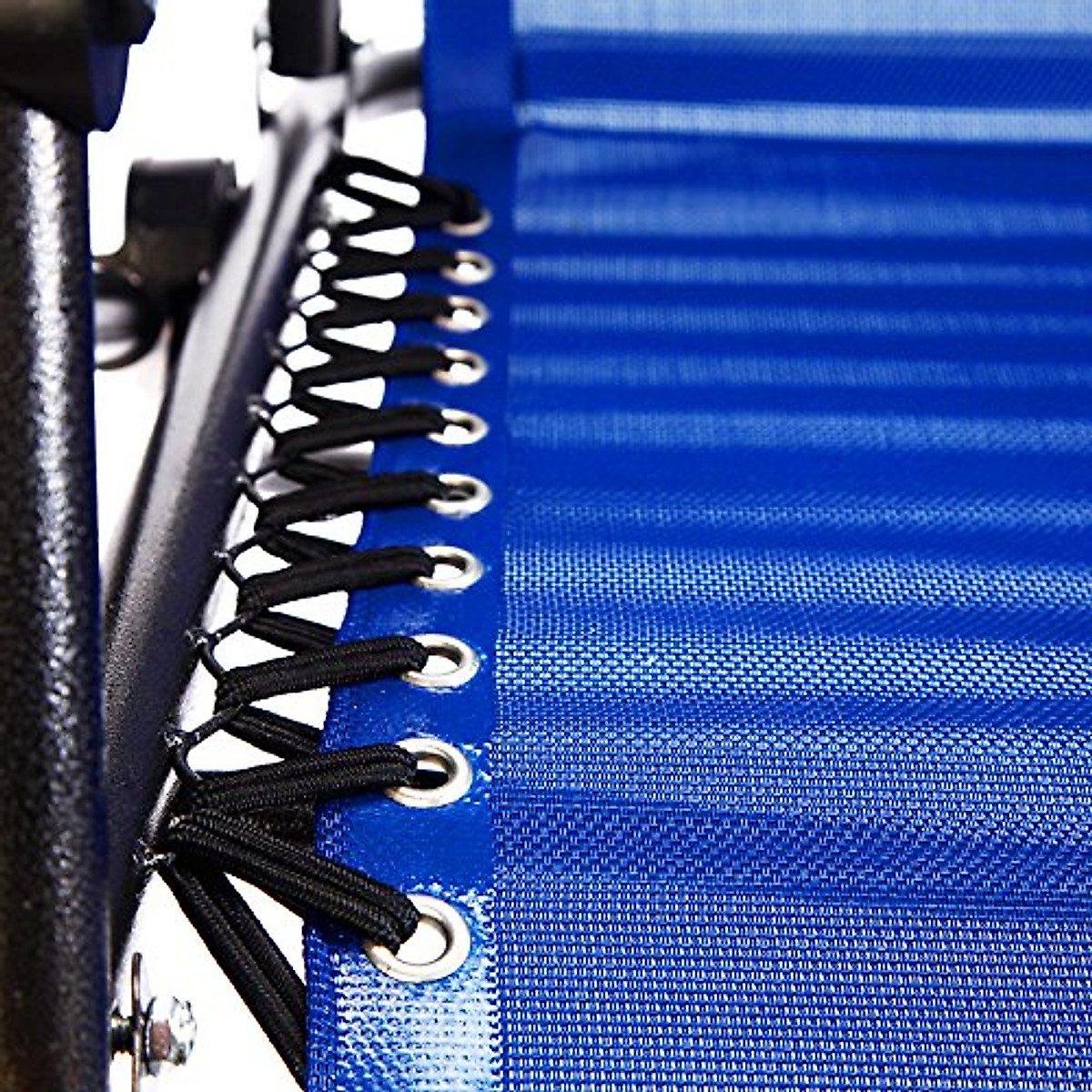 2-Pack Zero Gravity Outdoor Lounge Chairs Patio Adjustable Folding Reclining Chairs with Cup/Drink Utility Tray & Cell Phone Holder Blue