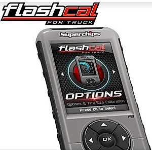 NEW SUPERCHIPS FLASHCAL F5 IN-CAB TUNER,GASOLINE,COMPATIBLE WITH 1999-2020 FORD F-SERIES GAS TRUCKS,1999-2018 FORD F-SERIES DIESEL TRUCKS & 2019 FORD F-150 3.0L POWER STROKE DIESEL ENGINES