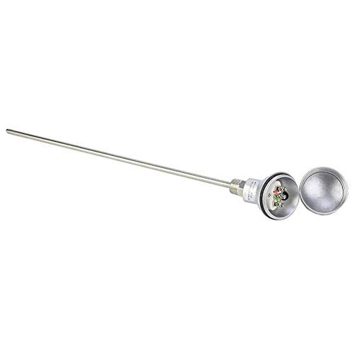 1/2" NPT Thread Thermocouple Terminal Head RTD PT100 Stainless Steel Temperature Sensor Probe (400mm)