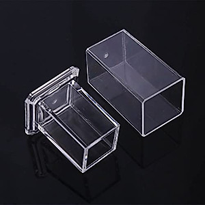 Toothpick Dispenser,Hard Acrylic Material Toothpick holder,Can Hold 200 Toothpicks,Suitable for Living Room,Restaurant,Hotel,Bar