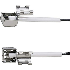 Ignition Ceramic Electrode Replacement for Charbroil 4362436214, 463212511, 463215512, 463215712, 463241113, 463241313, 463241413, 463247209, with 4 Different Lengths Wires