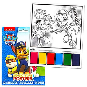 Viacom Paw Patrol Backpack for Kids - School Supplies Bundle with 16" Paw Patrol Backpack Plus Stickers, Water Bottle, Paint Poster, and More (Paw Patrol Travel Bag)