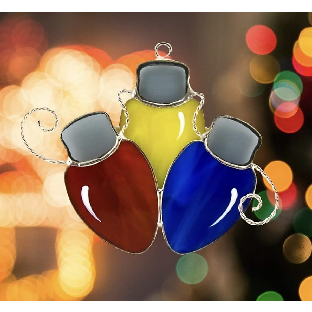 Switchables Glass Cover: Christmas Light Bulbs