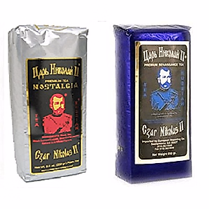Tea Czar Nikolas II Premium Nostalgia Tea and Premium Renaissance Tea (2 packs)