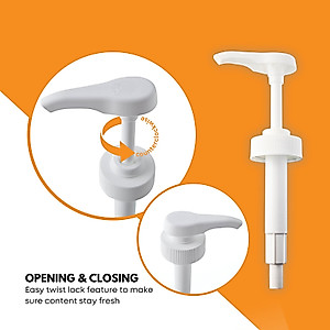 FastRack Laundry Detergent Dispenser | 1 G Clear Glass Dispenser with Pump for Commercial Soap Dispenser, Fabric Softener or Syrup Pump | 128 oz Capacity | Food Grade – ECO Friendly - Made in USA