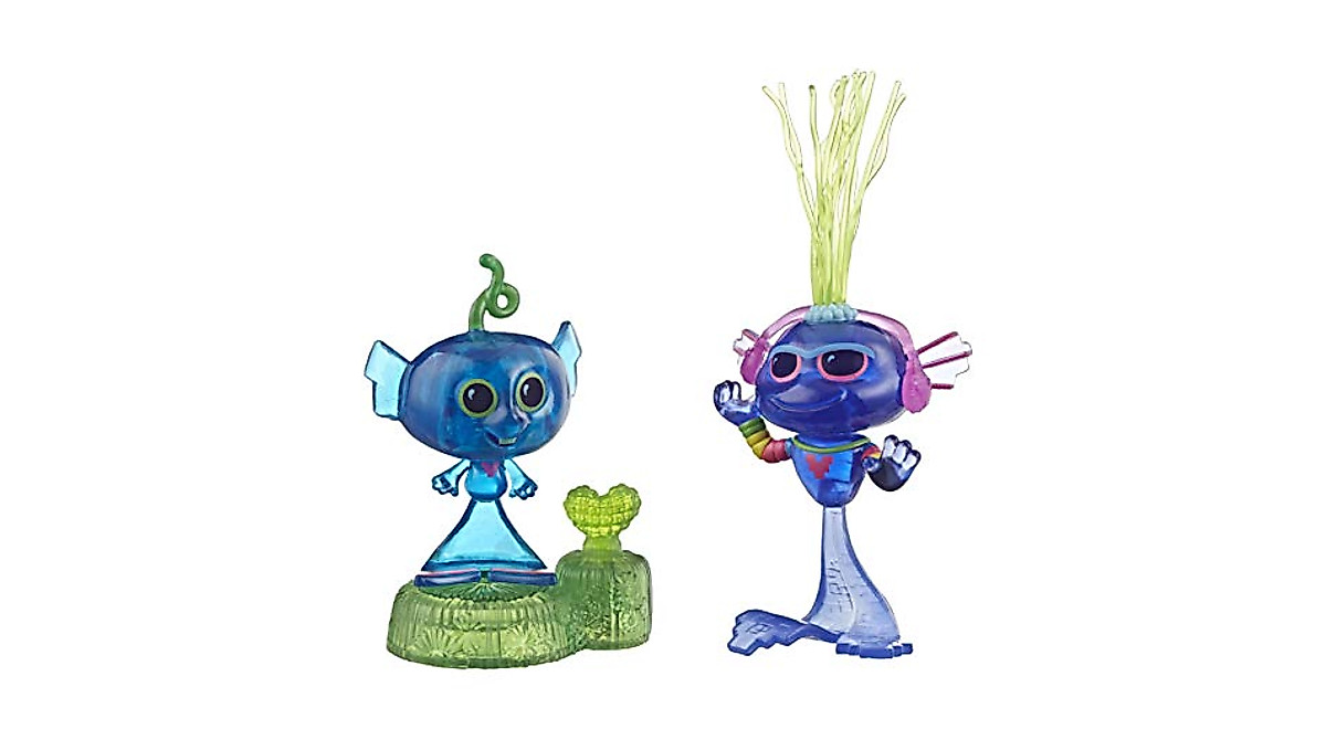 Trolls World Tour Techno Reef Bobble Set with 2 Figures for Ages 4+